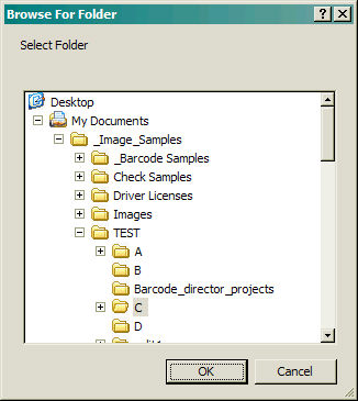 UI Select Files\Folder Dialog Box